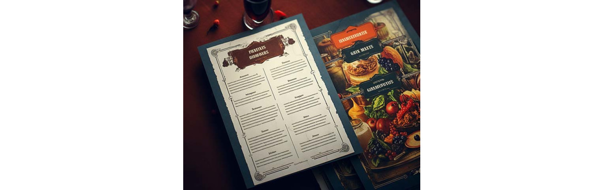 Karty Menu – Porównaj Oferty Druku i Projektów Gotowych do Użycia w ...