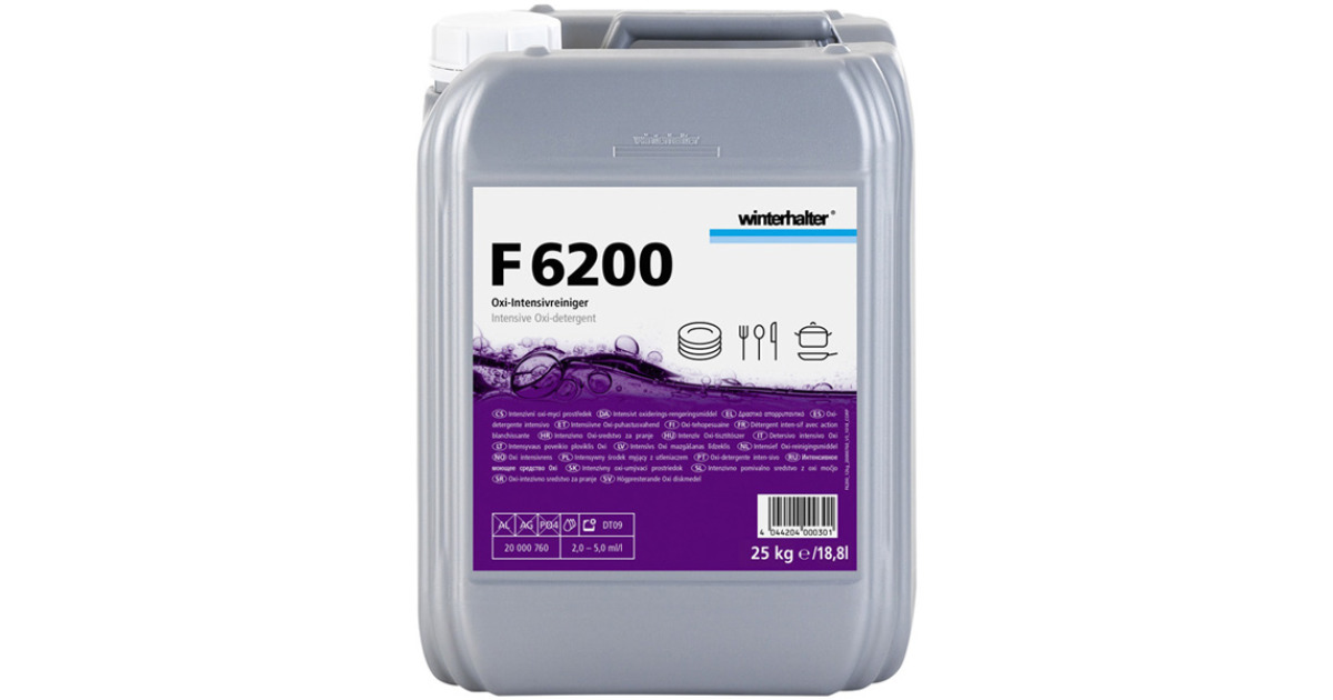 zwiadowca.pl - Płyn F6200 25kg do mycia porcelany, tworzywa - Winterhalter